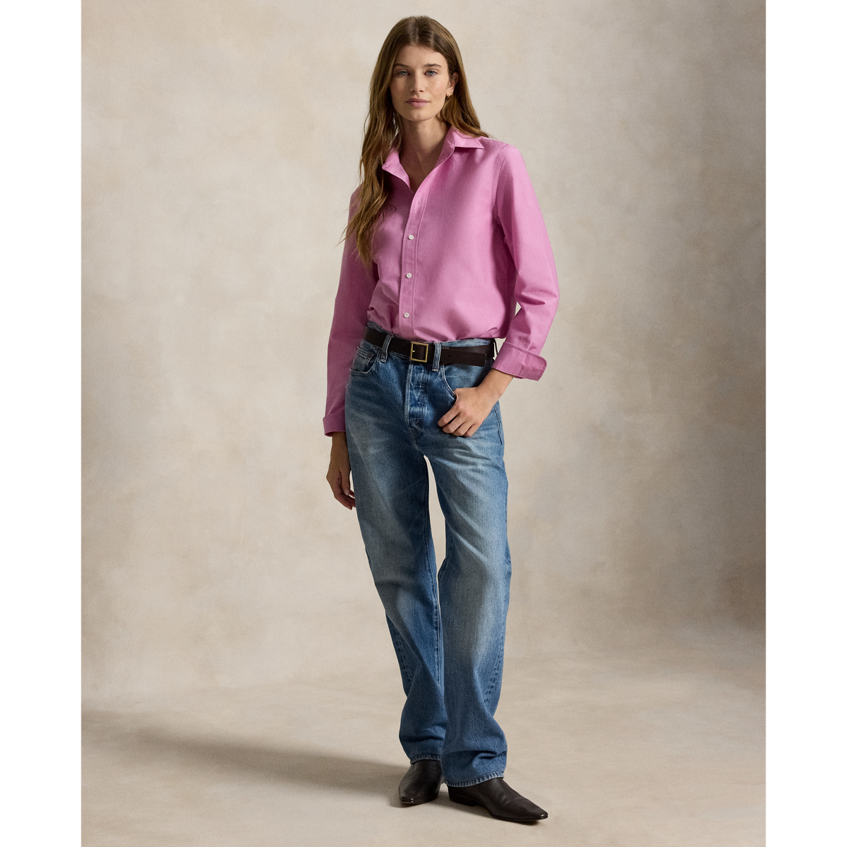 RALPH LAUREN Ralph Lauren Relaxed Fit Cotton-Silk Shirt